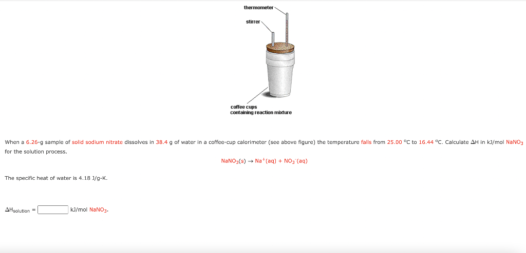 Solved for the solution process. NaNO3( s)→Na+(aq)+NO3−(aq) | Chegg.com