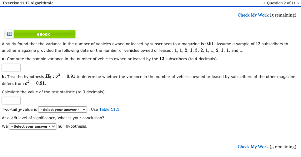 Solved Exercise 11.12 Algorithmic | Chegg.com