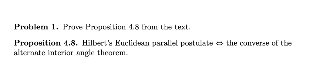 Solved Problem 1. Prove Proposition 4.8 from the text. | Chegg.com