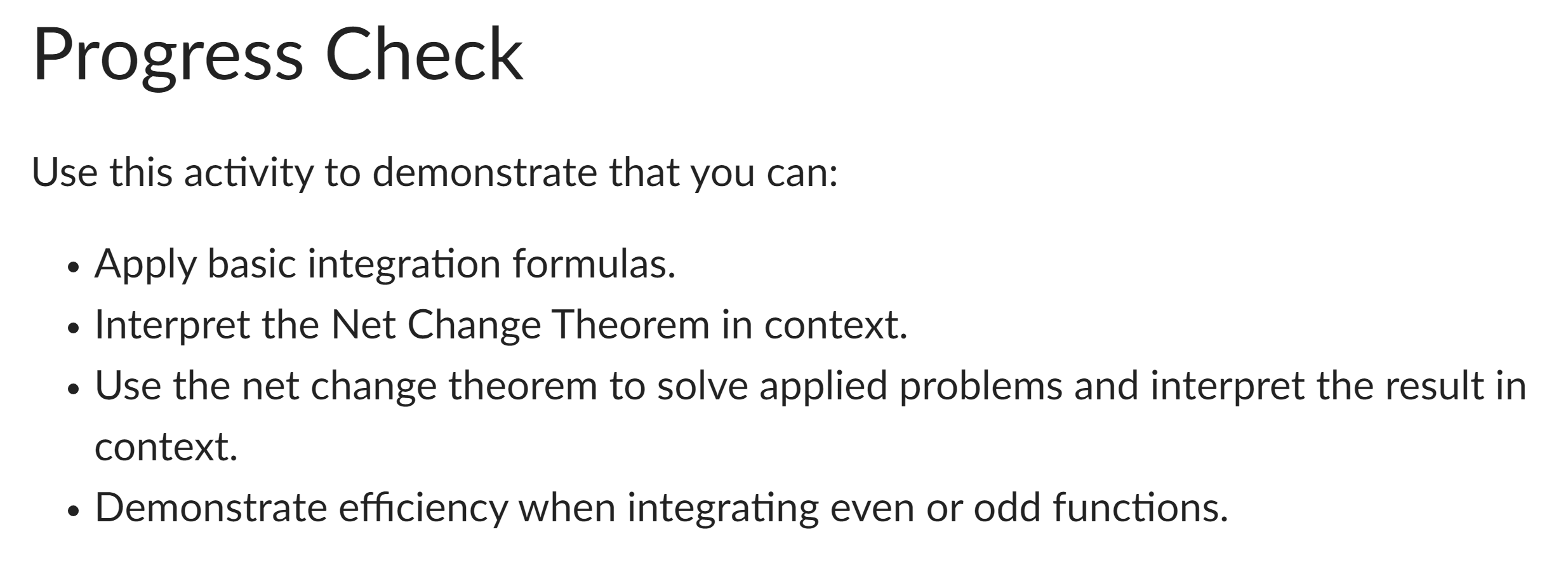 Solved Progress Check Use this activity to demonstrate that | Chegg.com