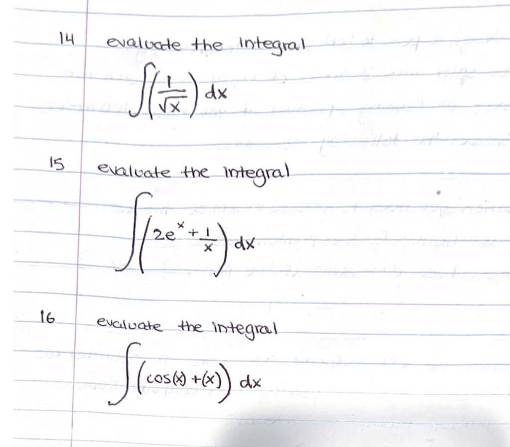 Solved evaluate the integral ∫(x1)dx evaluate the integral | Chegg.com