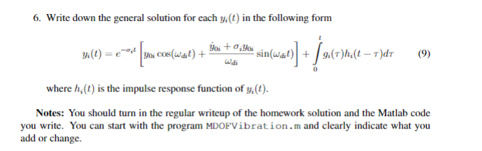 [50pt] Consider a multi-degree-of-freedom (MODF) | Chegg.com