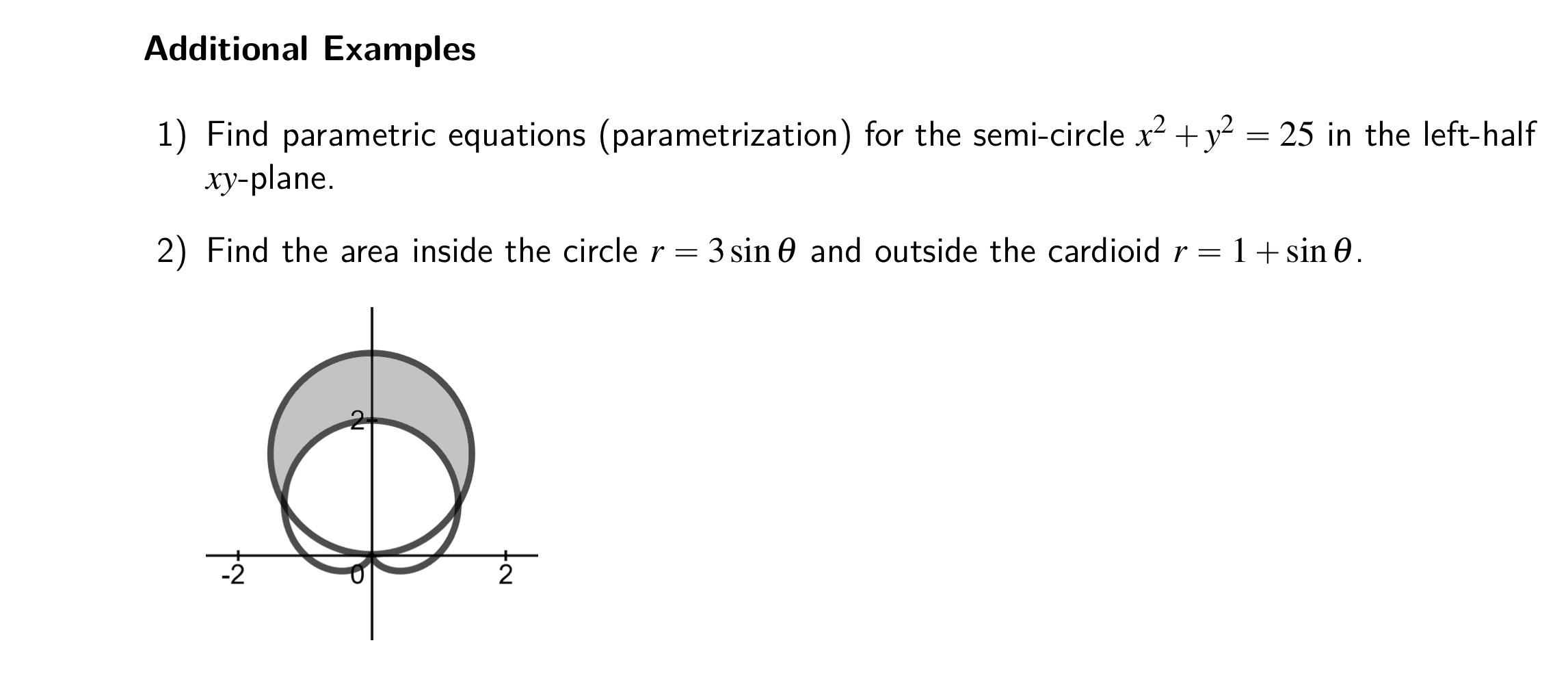 Solved 1) Find parametric equations (parametrization) for | Chegg.com