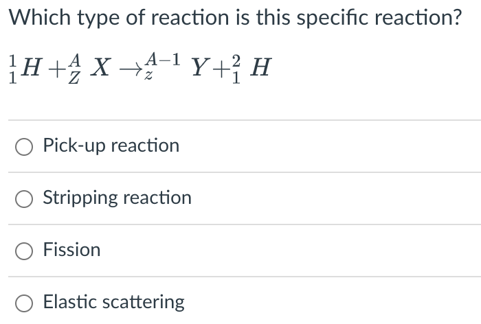 Solved Which type of reaction is this specific reaction? | Chegg.com