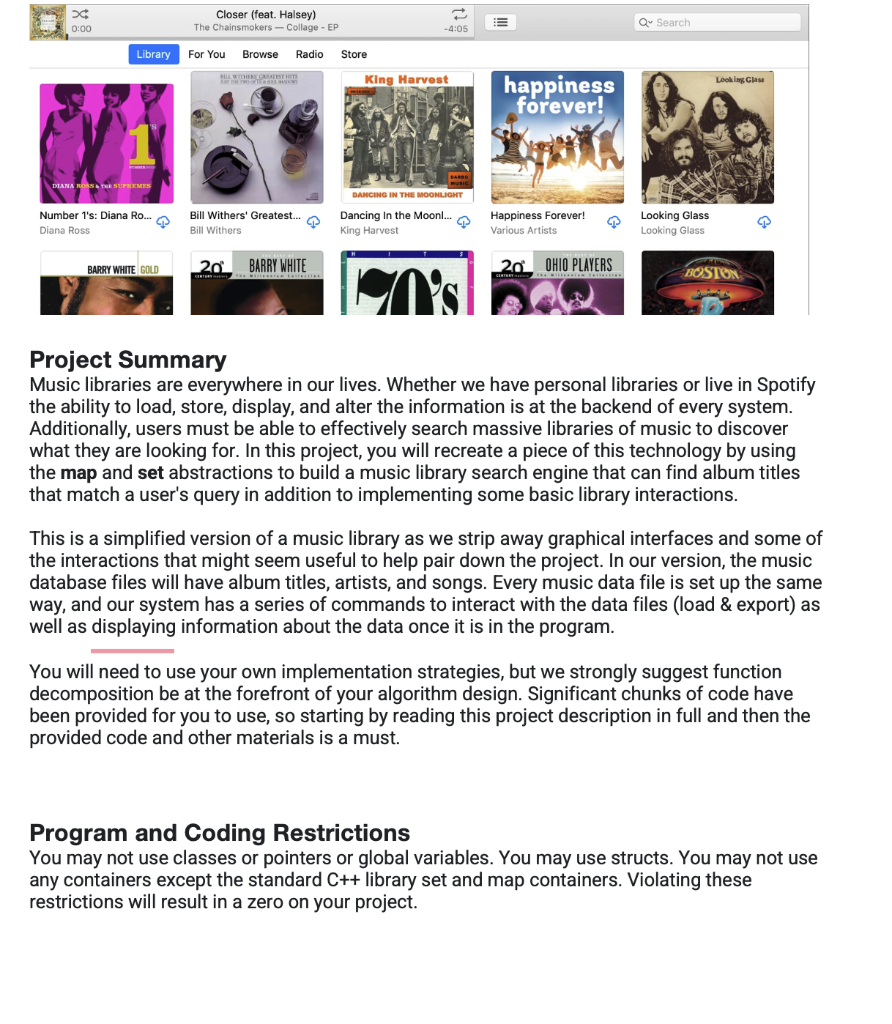 Solved Write a complete c++ programming on main.cpp file by | Chegg.com