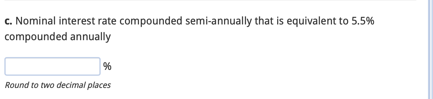Solved Find the equivalent interest rates to the given | Chegg.com
