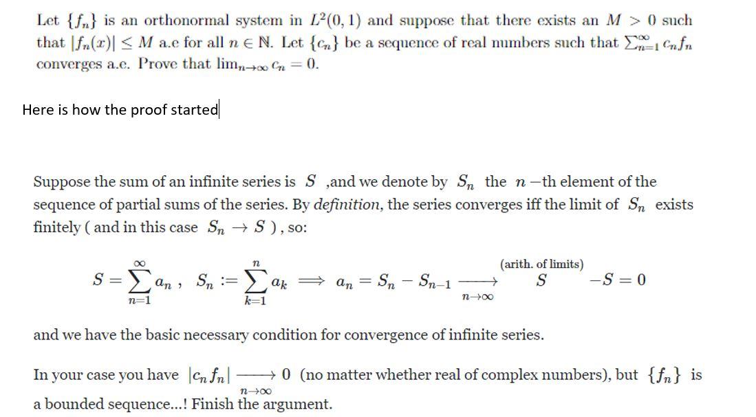 Solved This question was asked on math stack exchange. The | Chegg.com