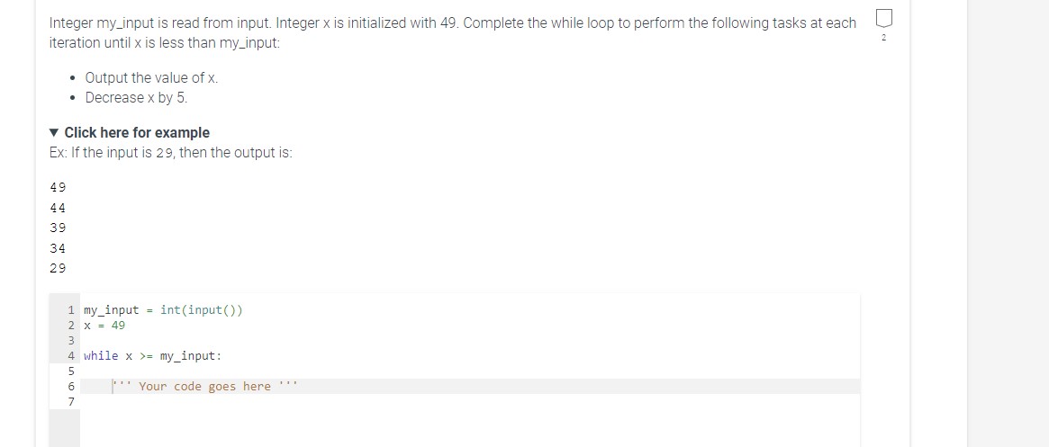 Solved Integer Myinput Is Read From Input Integer X Is 9644