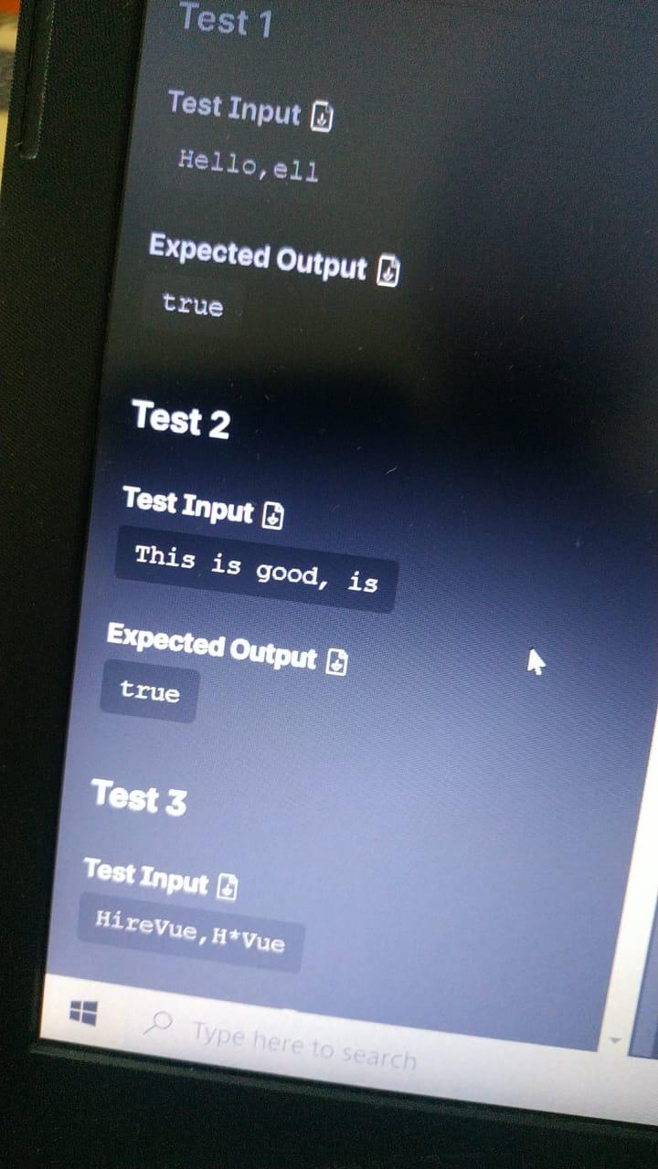 Solved String Searching Programming challenge description: | Chegg.com