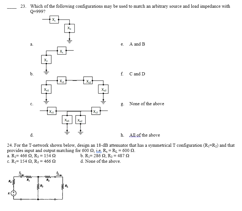 Solved 21. What is the Q of the complete RLC tuned circuit | Chegg.com