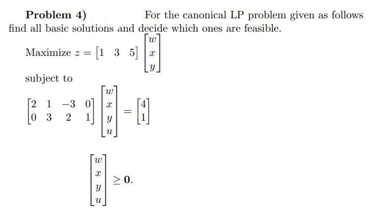 Solved Problem 1) - Draw the set of feasible solutions and | Chegg.com