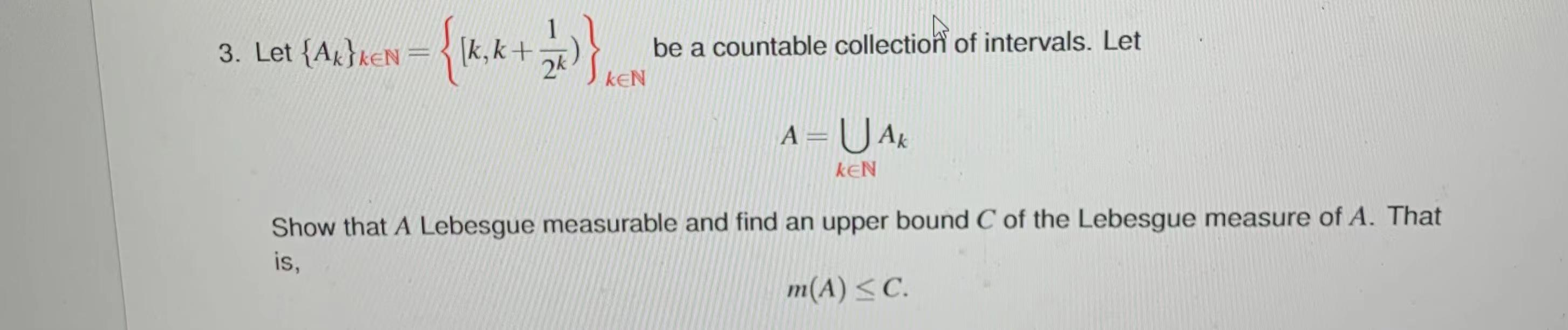 Solved 3. Let {at}xen={\w.*+ *>}, = be a countable | Chegg.com