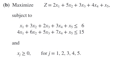 Solved For both A and B of the follwing linear programming | Chegg.com