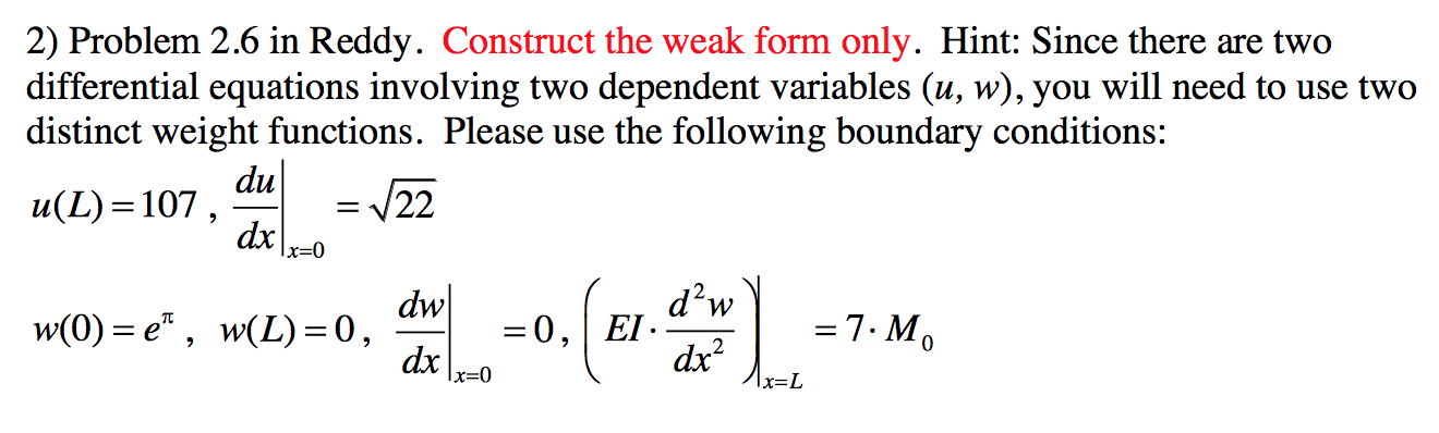 Rayleigh-Ritz Method (cont'd) 71 Im Utah State | Chegg.com