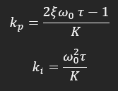 10.Evaluate the PI controller parameters, kp and ki, | Chegg.com