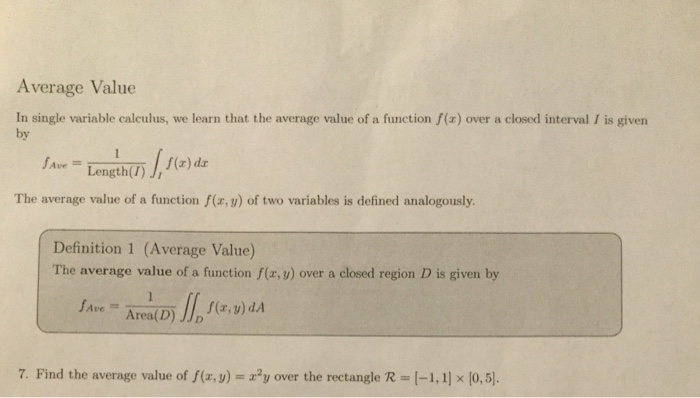 Solved In single variable calculus, we learn that the | Chegg.com