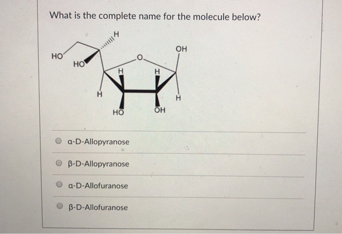 Solved Is the following carbohydrate an alpha or beta | Chegg.com