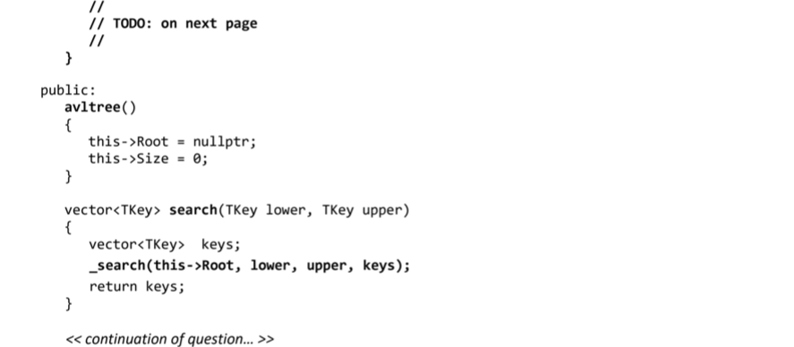7) A typical search function looks for an exact key | Chegg.com