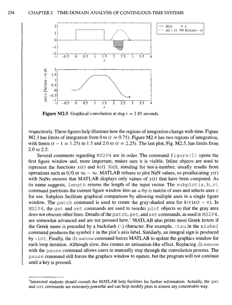 Using Matlab obtain the following: PAGE 232, see how | Chegg.com