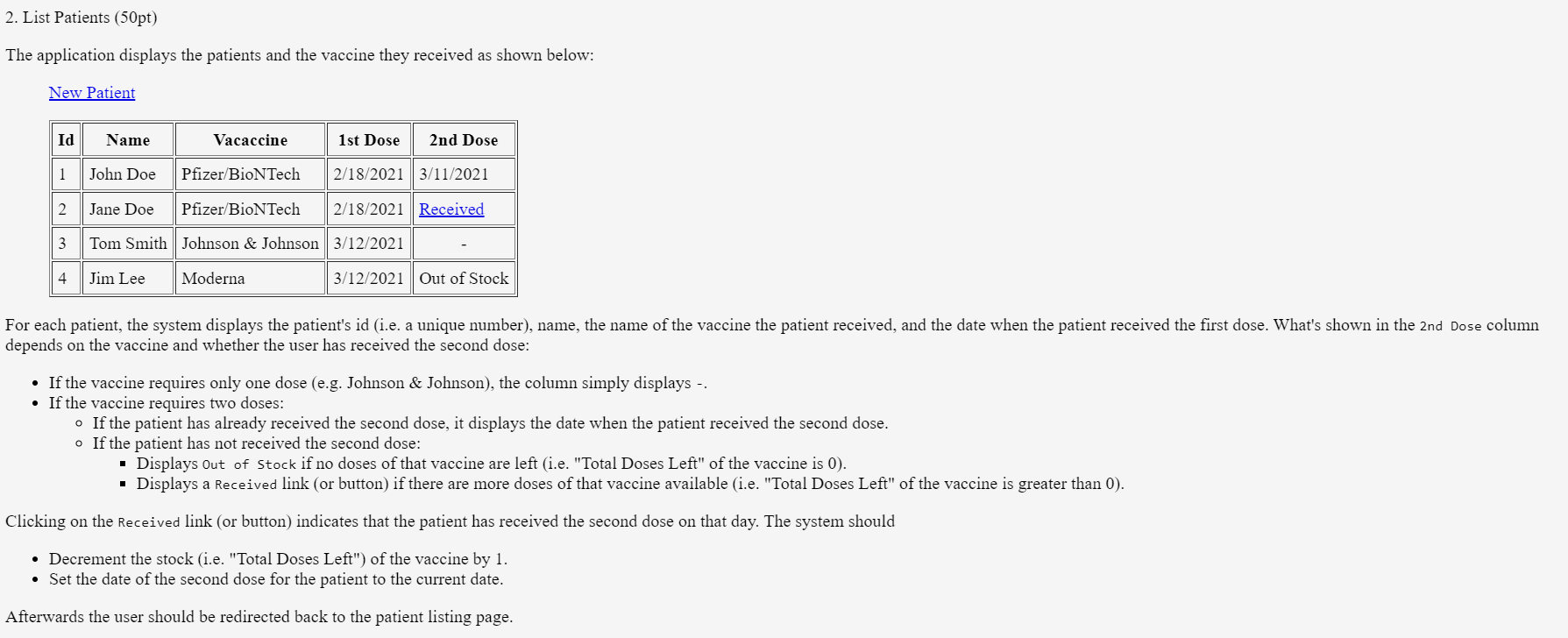 Solved This is the code for front page i think it works but | Chegg.com