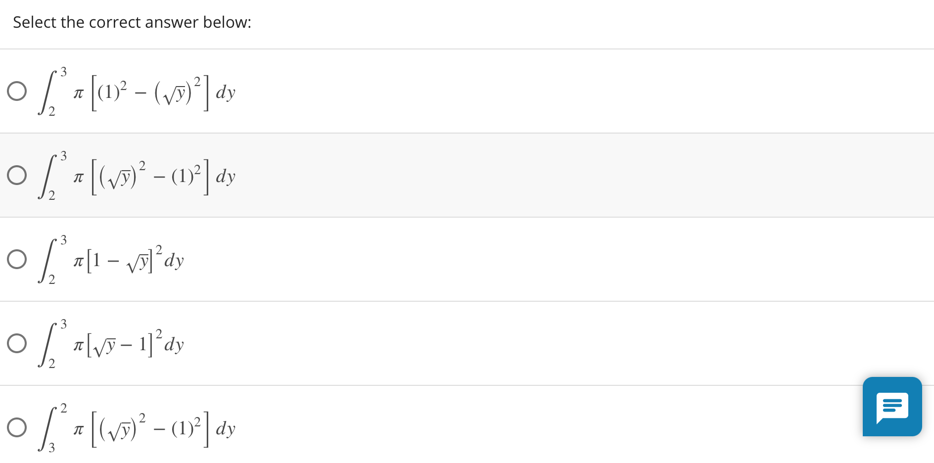Solved Define Q as the region bounded by the functions | Chegg.com