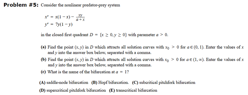 Solved please show step by ﻿step solutionProblem #5: | Chegg.com