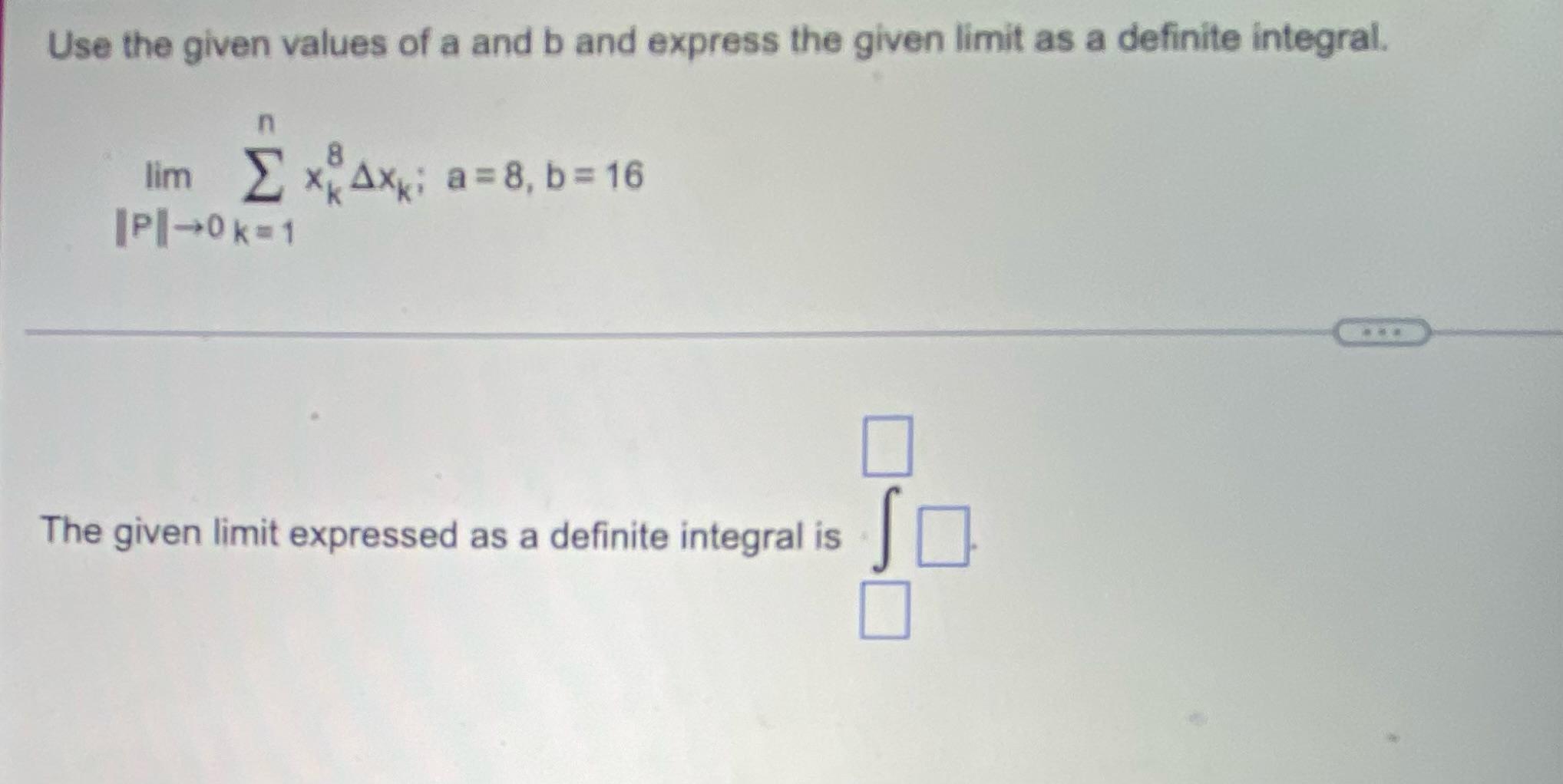 Solved Calculate the Riemann sum suggested by the figure | Chegg.com