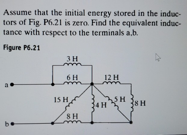 Solved Assume that the initial energy stored in the induc- | Chegg.com
