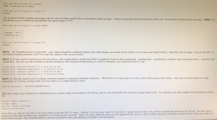 Solved Exercise 1 Description You will be writing a simple | Chegg.com