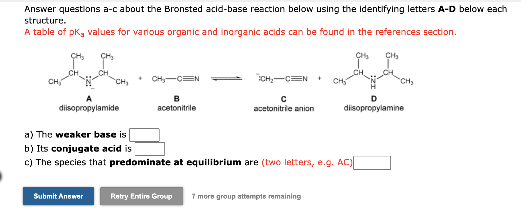 Solved Answer questions a-c about the Bronsted acid-base | Chegg.com