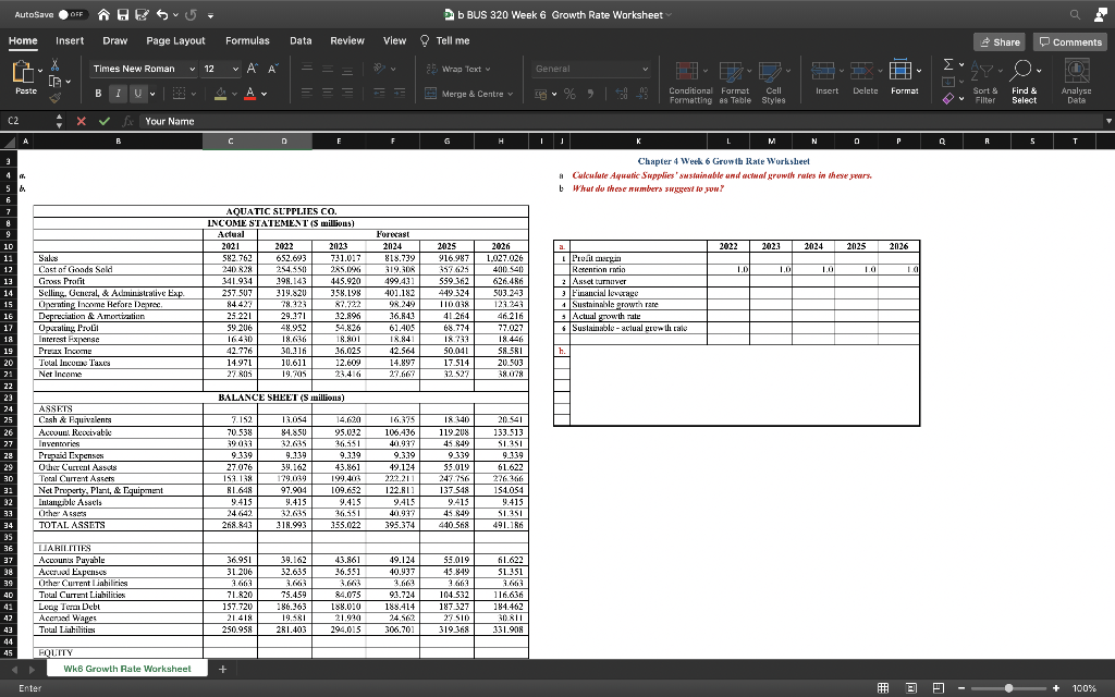 Chapter 4 Wetk 6 Grontl Rate Worksheet b Whar de | Chegg.com