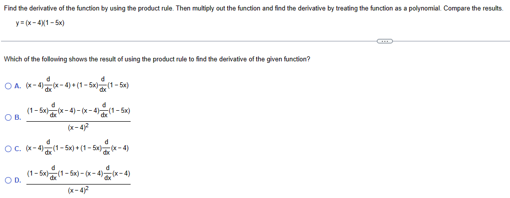 Solved Find the derivative of the function by using the | Chegg.com