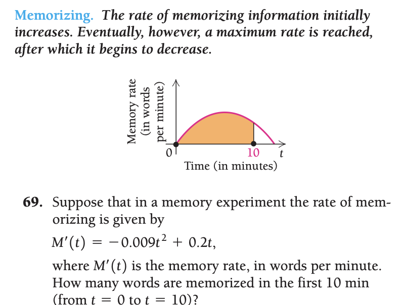 Solved Memorizing. The rate of memorizing information | Chegg.com
