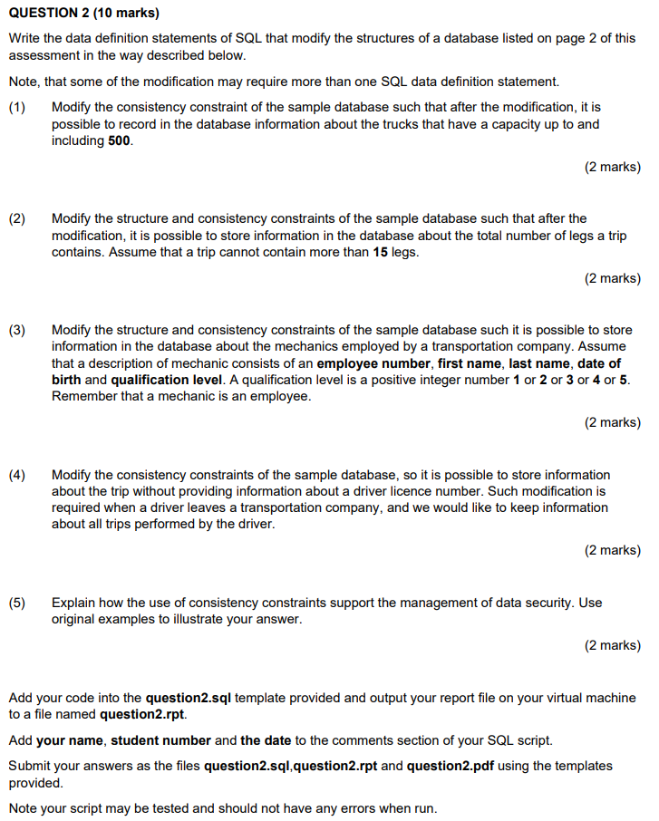 Solved CREATE TABLE EMPLOYEE( STAFFNUM DECIMAL(12) NOT NULL, | Chegg.com