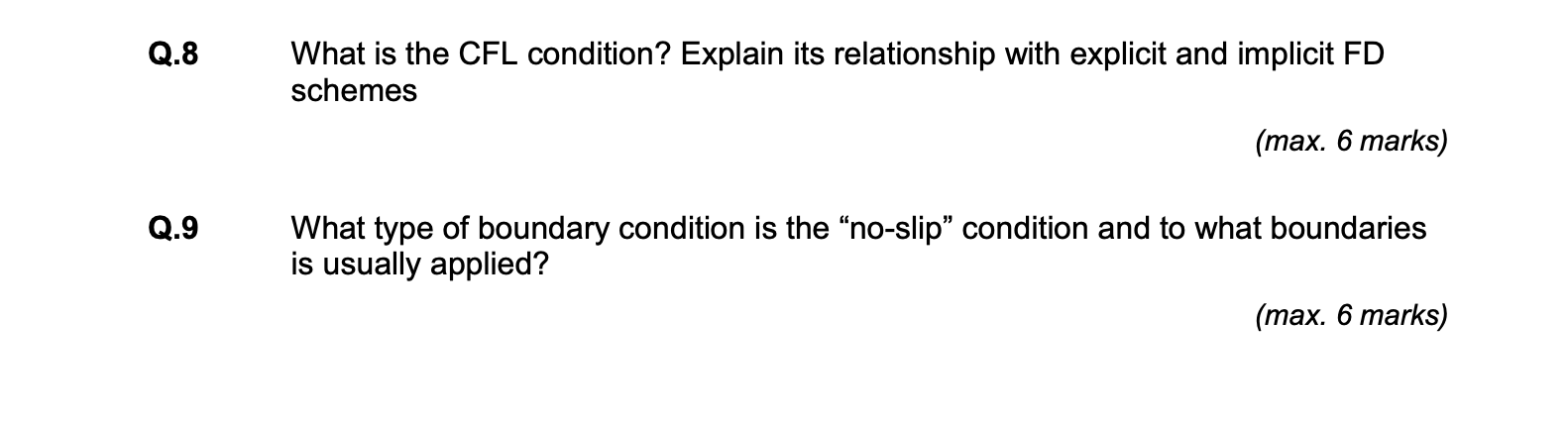 Solved Q.8 What is the CFL condition? Explain its | Chegg.com
