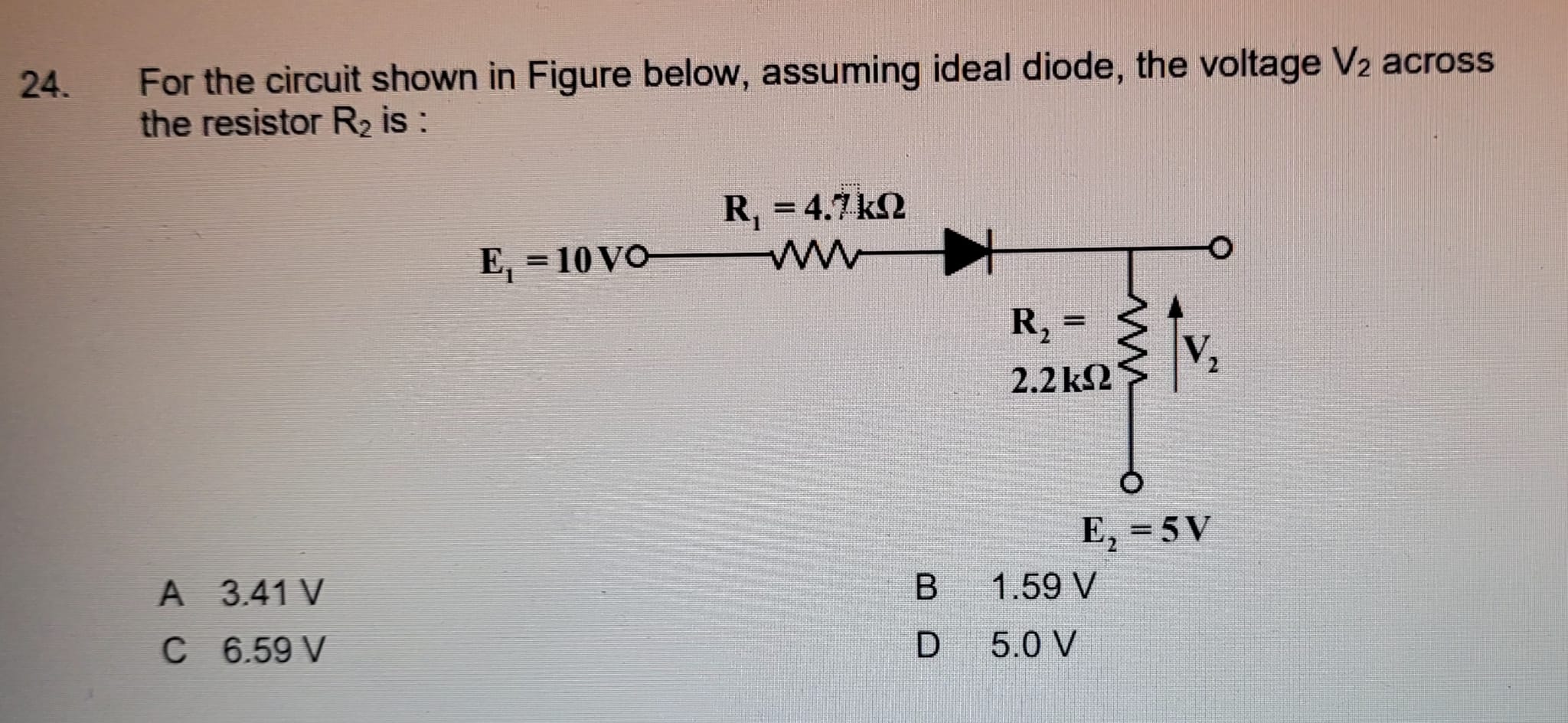 Solved For the circuit shown in Figure below, assuming ideal | Chegg.com