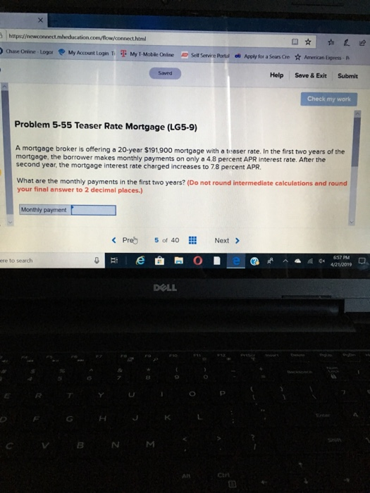 Solved : https/ cation.com/flow/connect html Chase | Chegg.com