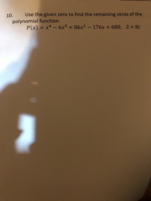 Solved 1. Use long division to divide the first polynomial | Chegg.com