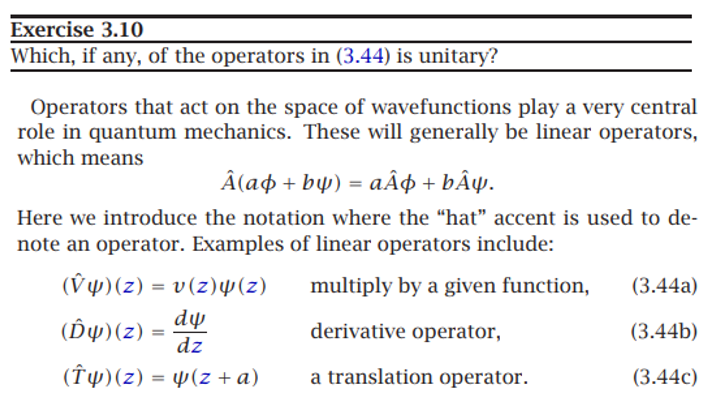 Solved Operators that act on the space of wavefunctions play | Chegg.com