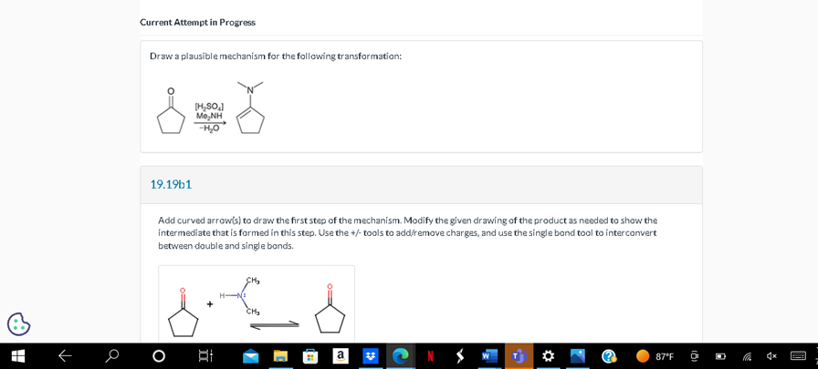 Solved Current Attempt in Progress Draw a plausible | Chegg.com