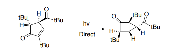Solved H tBu tBu o tBu hv tBu Direct H H. tBu H tBu | Chegg.com