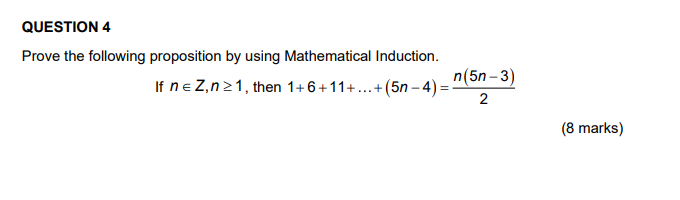 Solved Prove the following proposition by using Mathematical | Chegg.com