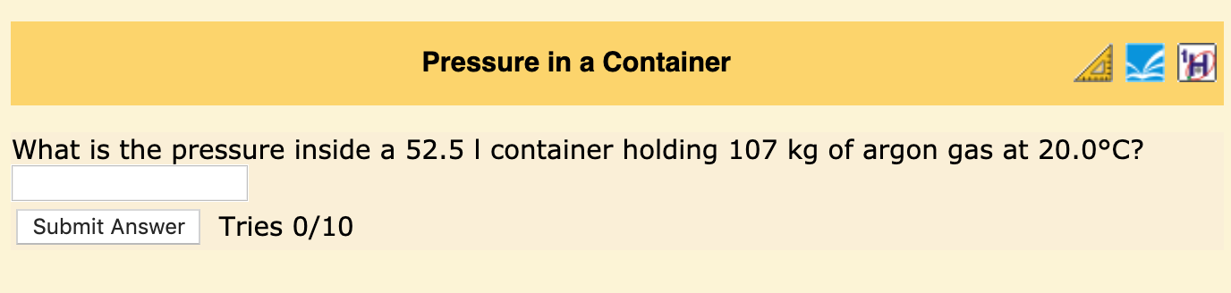 Solved Pressure in a Container What is the pressure inside a | Chegg.com