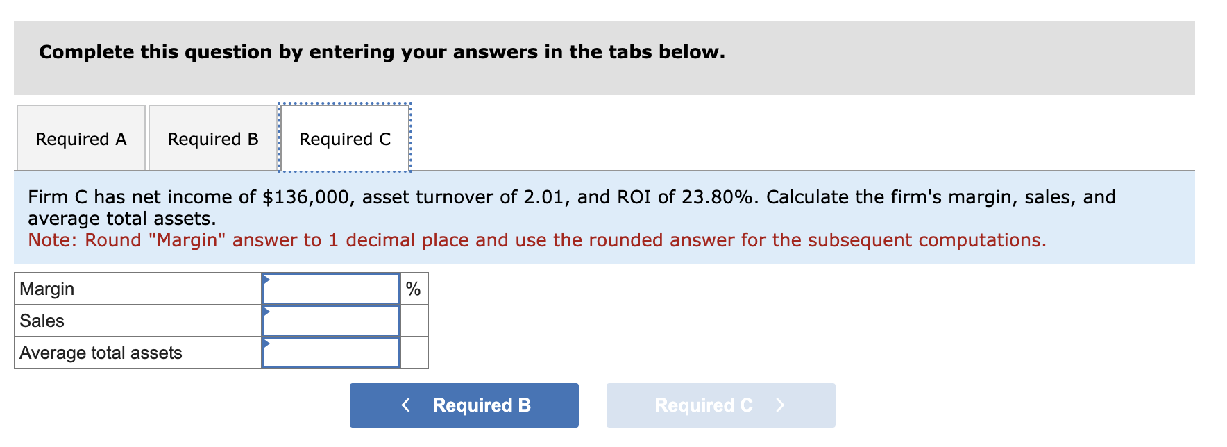 Solved Exercise 3-13 (Algo) ROI analysis using the DuPont | Chegg.com