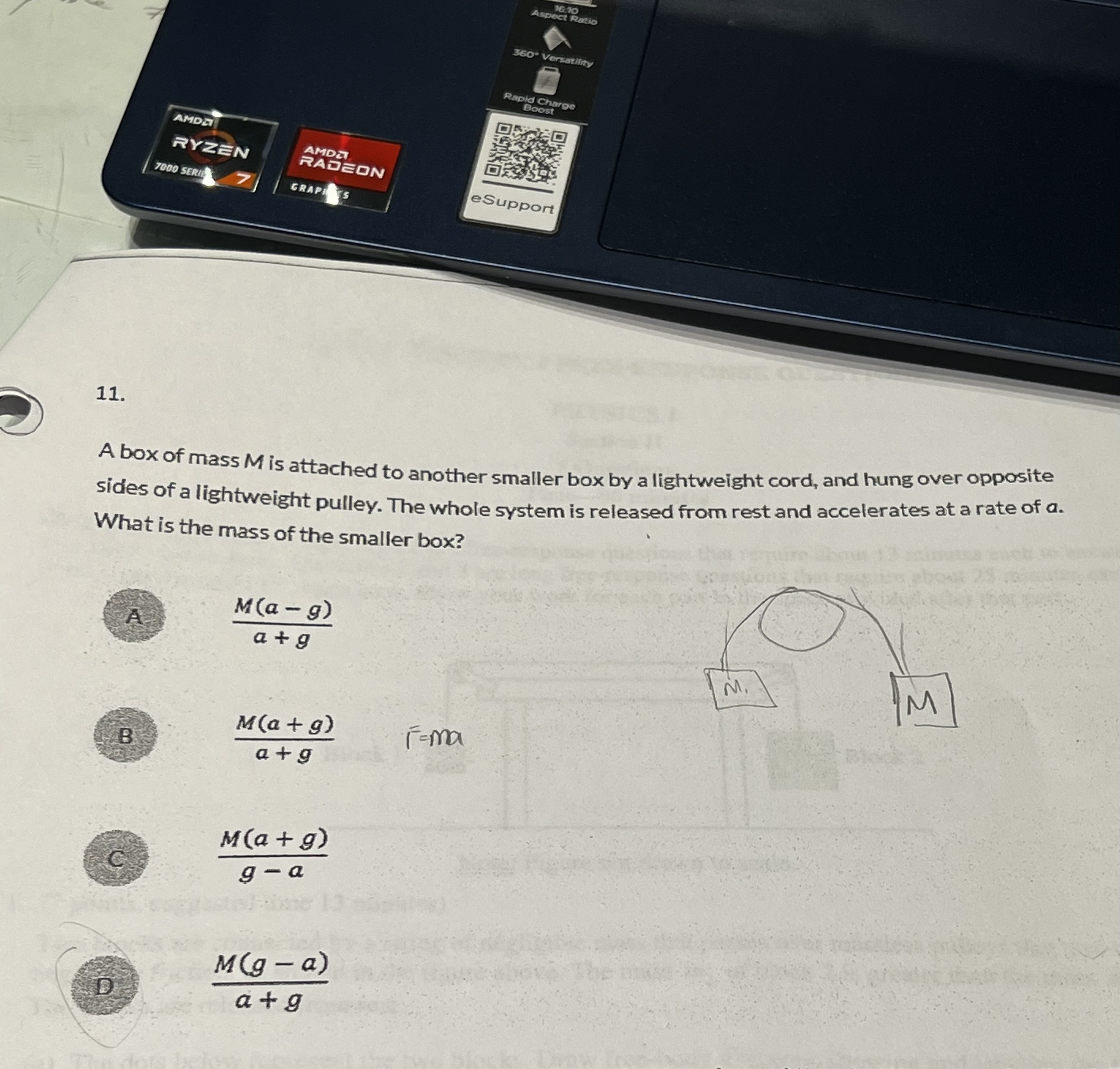 Solved I know the answer is D. But I need to know the steps | Chegg.com
