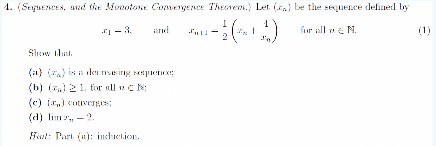 Solved This is just an real Analysis practice | Chegg.com