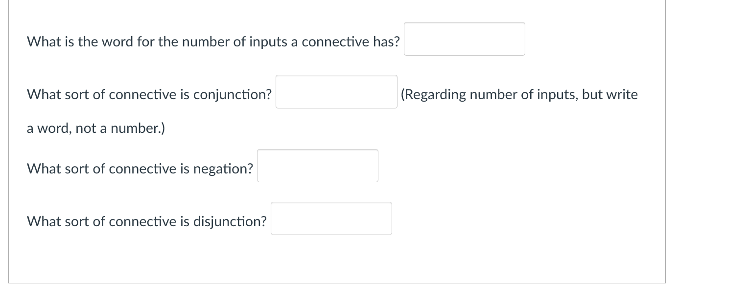 Solved Which connective has narrow scope in each sentence? | Chegg.com