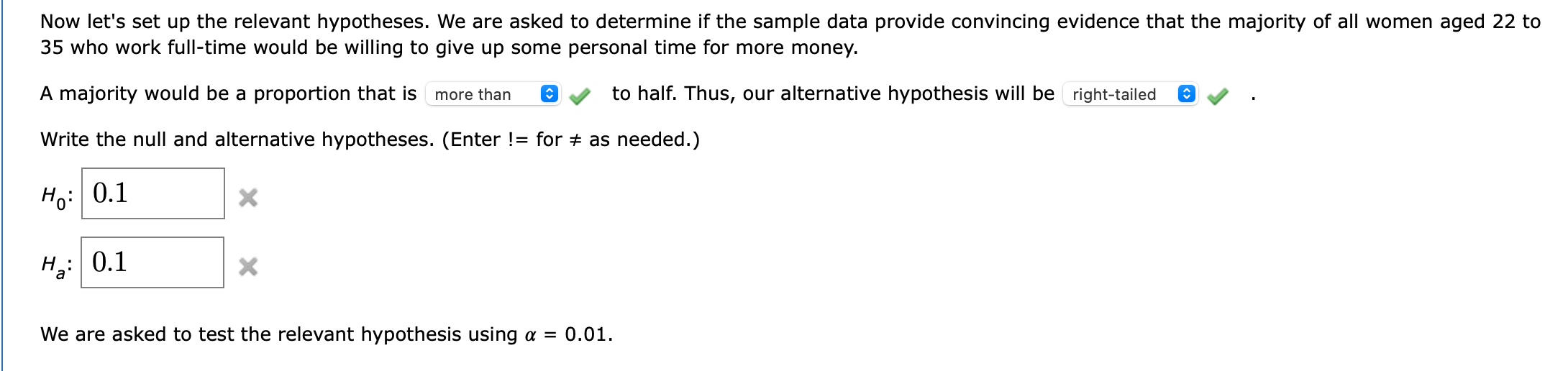 Solved In a survey of 1,000 women aged 22 to 35 who work | Chegg.com