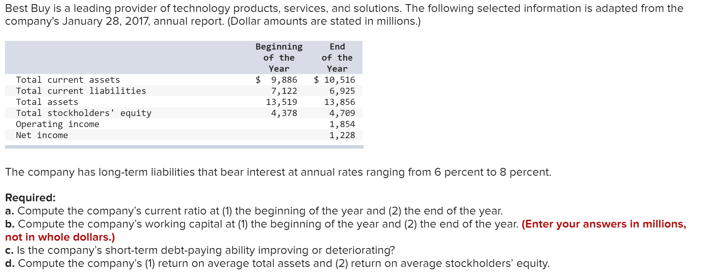 Solved Best Buy is a leading provider of technology | Chegg.com