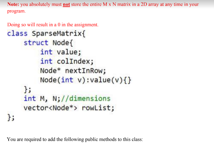 Solved Q5.Many computing applications produce matrices of | Chegg.com